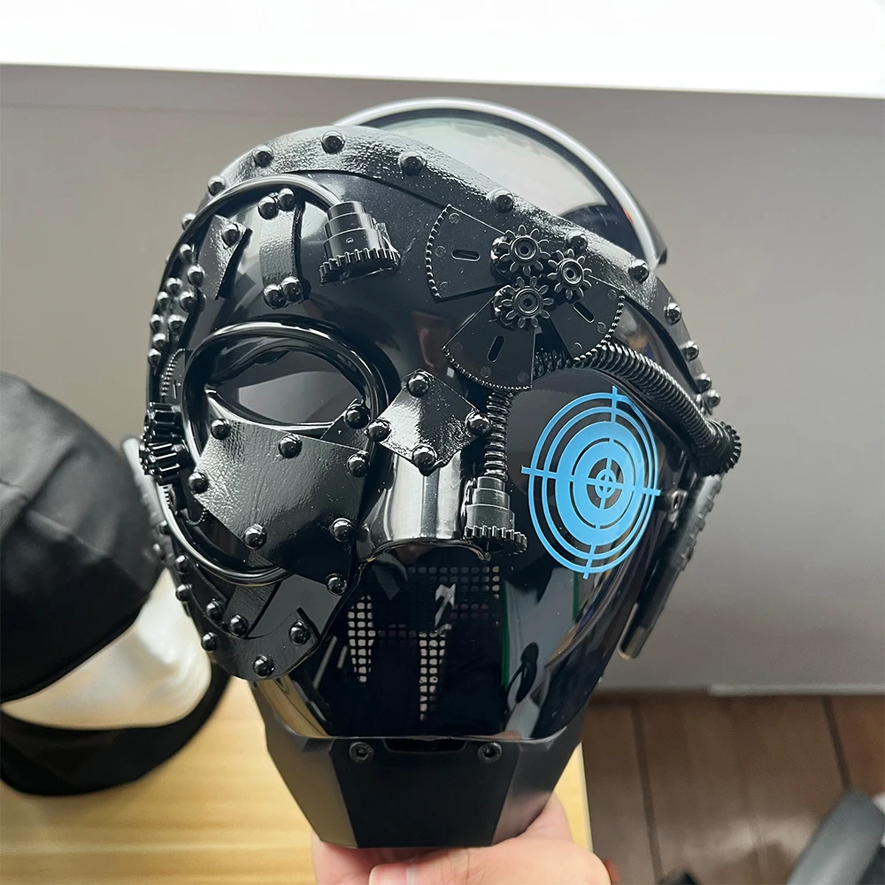 Cyberpunk Masquerade Mask Cosplay For Men Full Face Party Masks ...