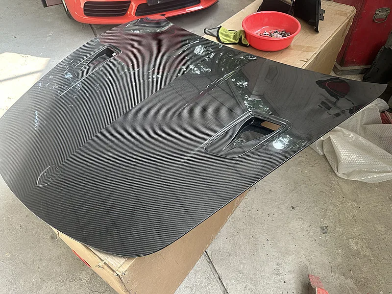 Dry Carbon Fiber PD RS Style Engine Cover Hood for Porsche 718 981 991 ...