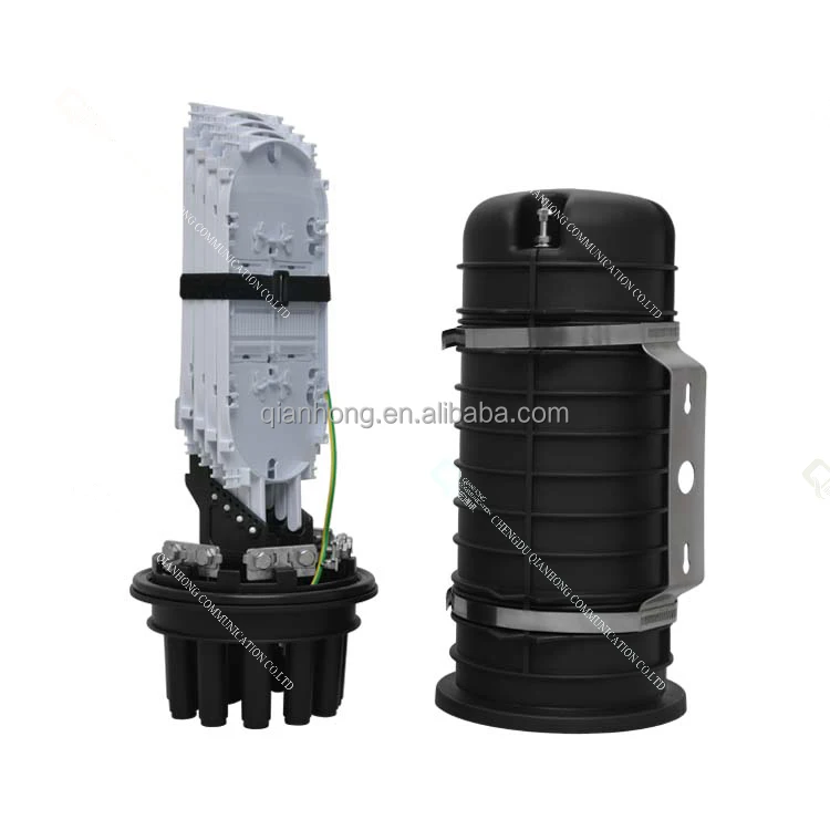 96 Cores Ftth Ip68 Fiber Optic Splice Closure Heat-shrinkable Seal ...