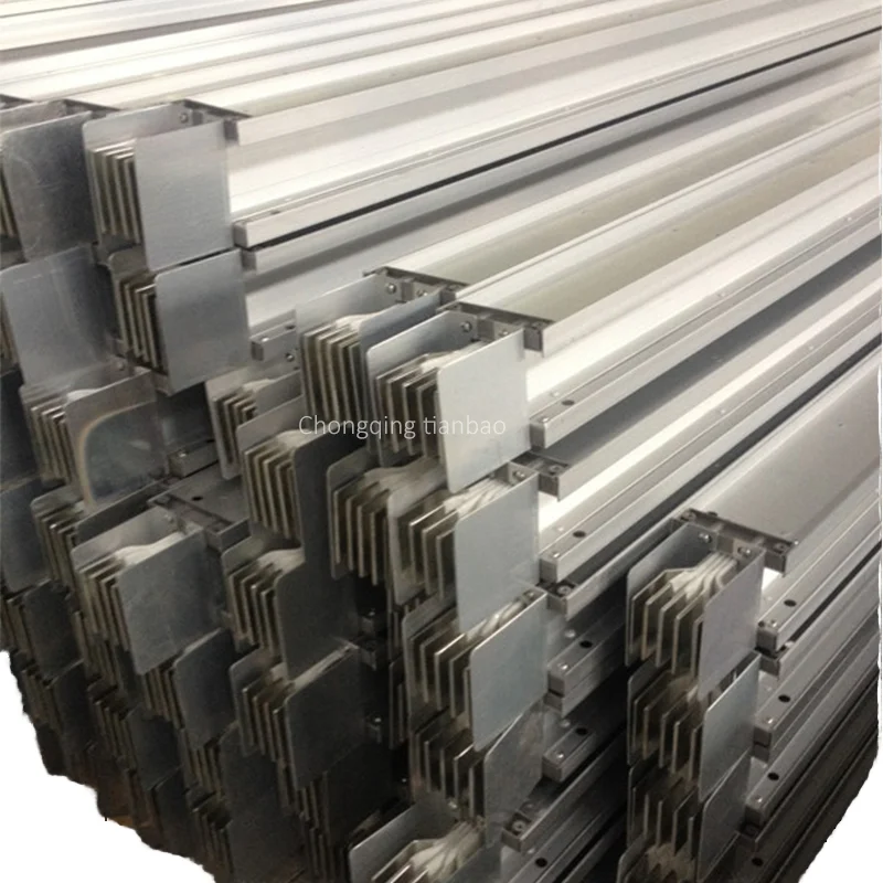 3phase 5wire Aluminum Compact Sandwich Busbar System Powering Busway ...