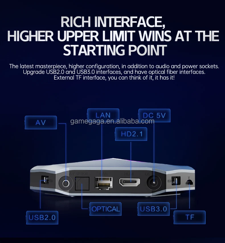 YE X10 Game Box Classic Gaming Console System 2+16GB Video Game Console ...