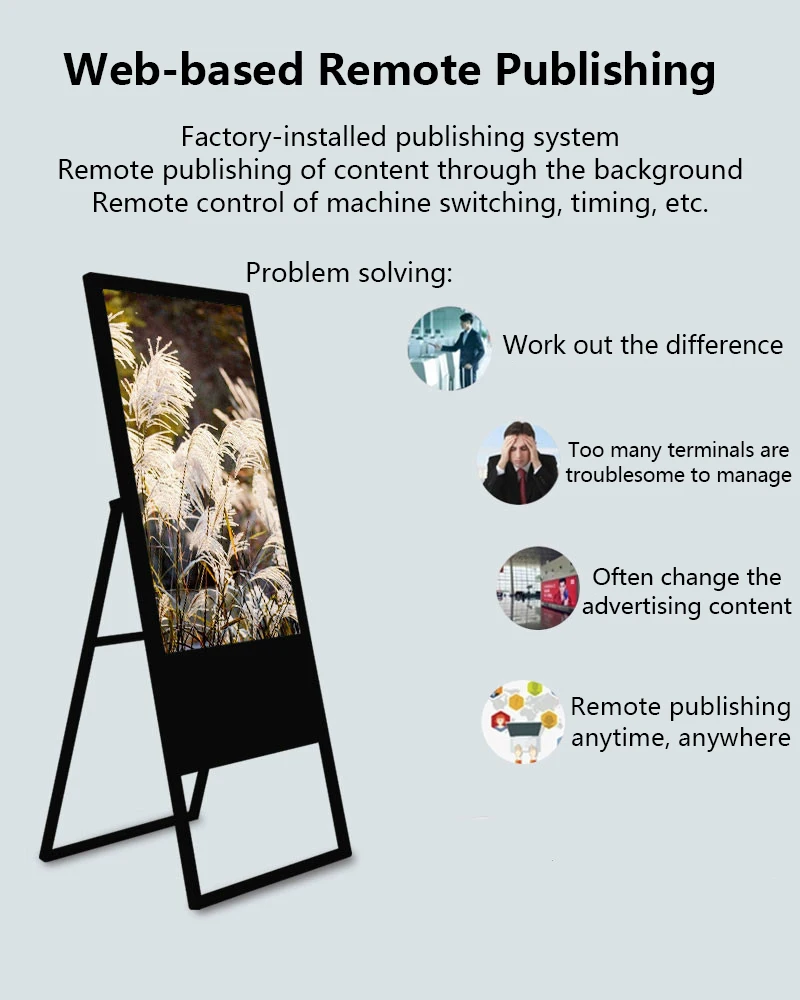 Digital Sign and Displays Portable Advertising Sinage Led Exhibition ...
