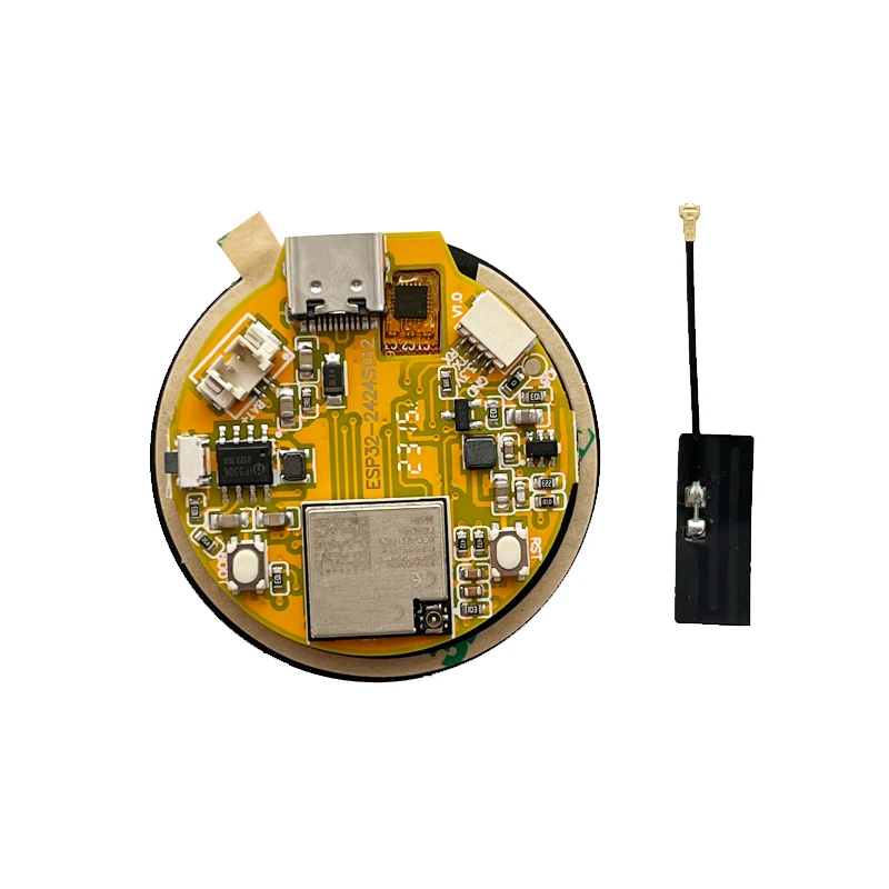 Esp32-c3 1.28 Inch Round Display Gc9a01 Ips Lcd Touch Screen Esp32 Wifi ...