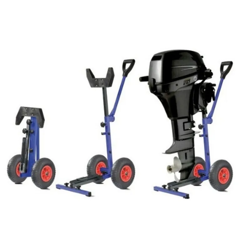 Wheeled Marine Folding Motor Outboard Trolley For Heavy Outboard Engine ...