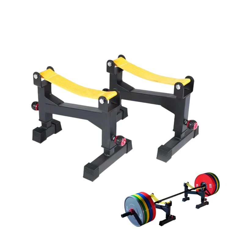 Wellshow Sport Deadlift Barbell Elevation Stand - Safe & Durable