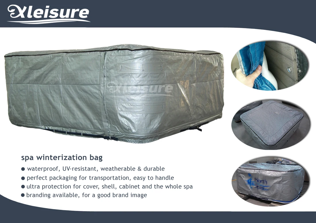 All-in-One Spa Protector Waterproof UV Sun Shield Cover for Outdoor Hot ...