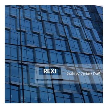 Curtain Wall Operable Window Aluminium Panel Soundproof Acoustic Window ...