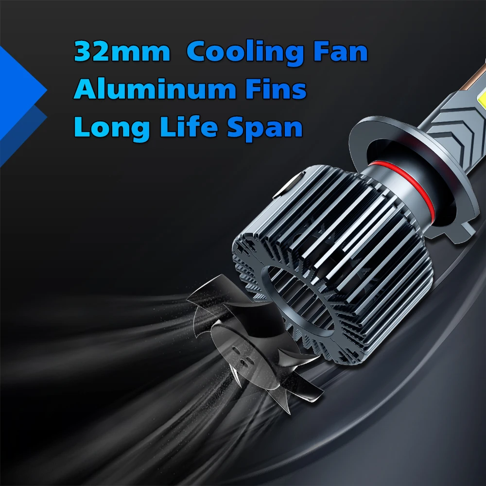 AURORA 100W 6500K LED Headlight Bulbs - Bright & Durable