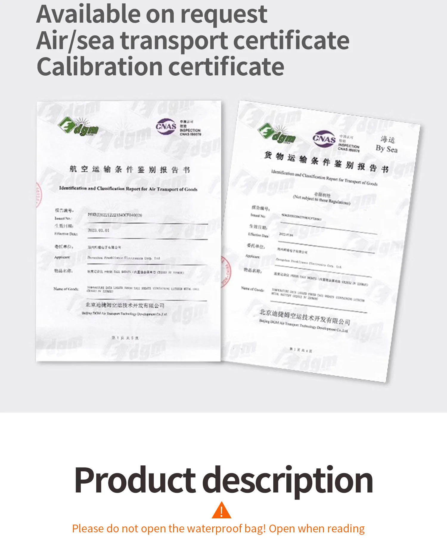 Single Use Cold Chain Container Temperature Data Logger Recorder -30c ...