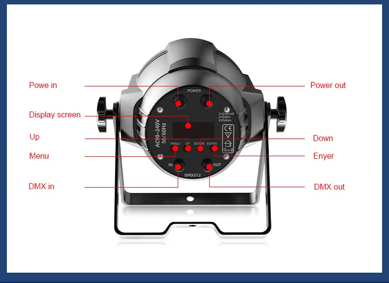 Professional Stage Lighting Kit With 54 Pcs 3w Led Lights Can Stage ...
