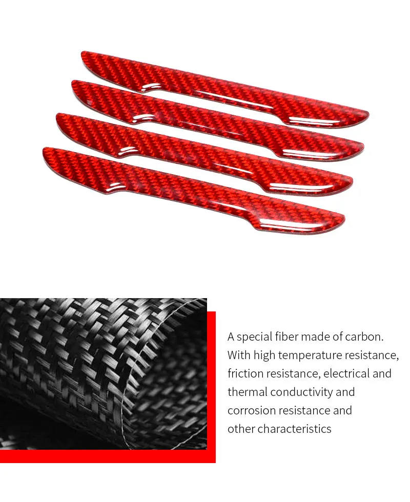 For 2022 Subaru WRX S4 VB OEM Sti-P Style Carbon Fiber Car Door Edge ...
