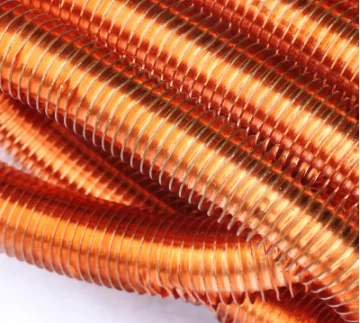 Copper Plate Fins Heat Exchangers & Continuous Fins Pipes