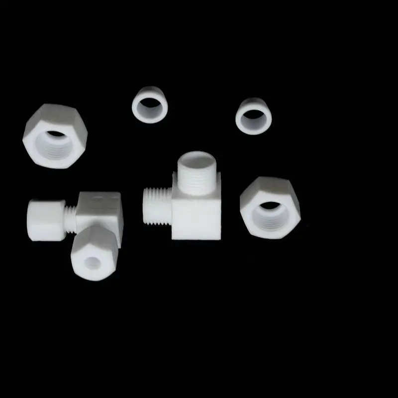 PTFE Tube Connector - High Temperature 1/8" Male Elbow Fitting