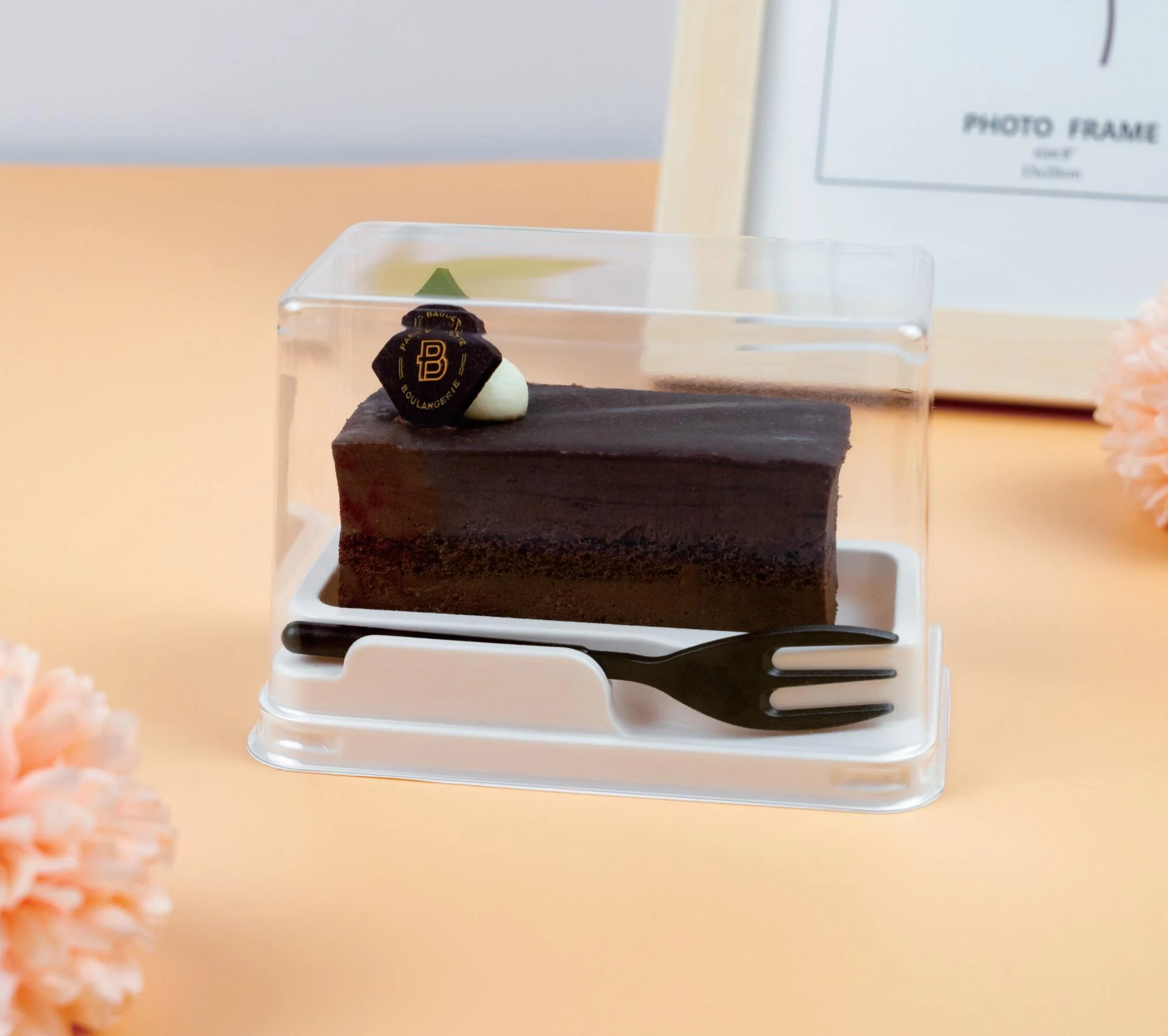Mousse Pastry Plastic Box Cake Container Transparent Cake Rectangular ...