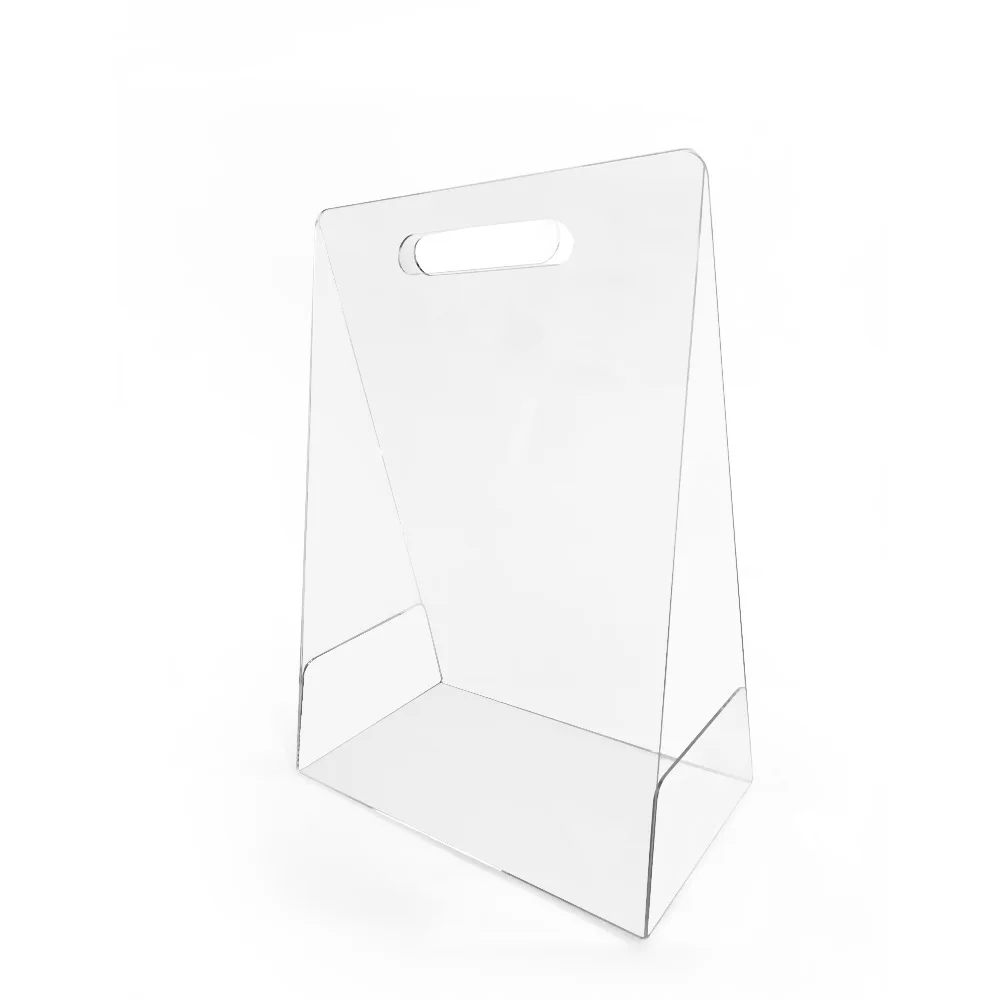 Elegant Portable Transparent Acrylic Flower Box - Perfect Gift