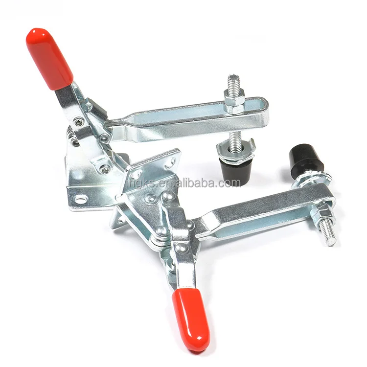 Stainless Steel Vertical Handle Clamp - Heavy Duty & Adjustable