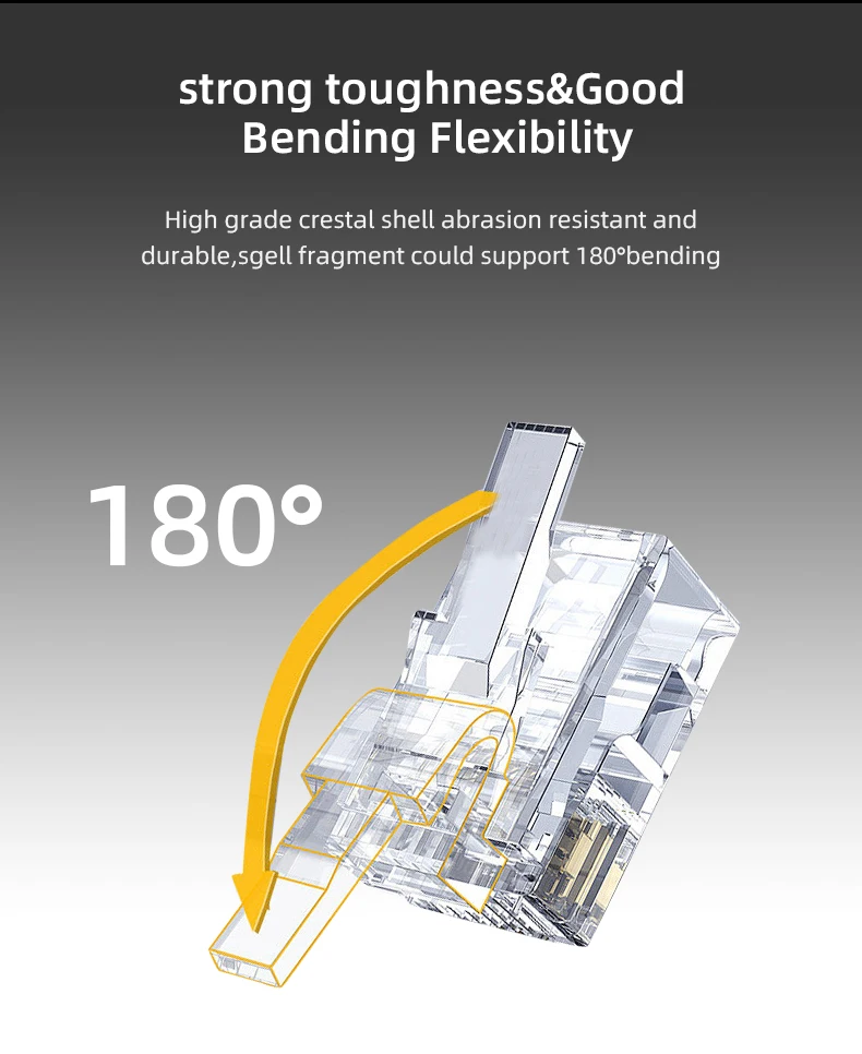 8 Port Utp Rj45 Perforated Network Connector Cat6 Ethernet Network ...