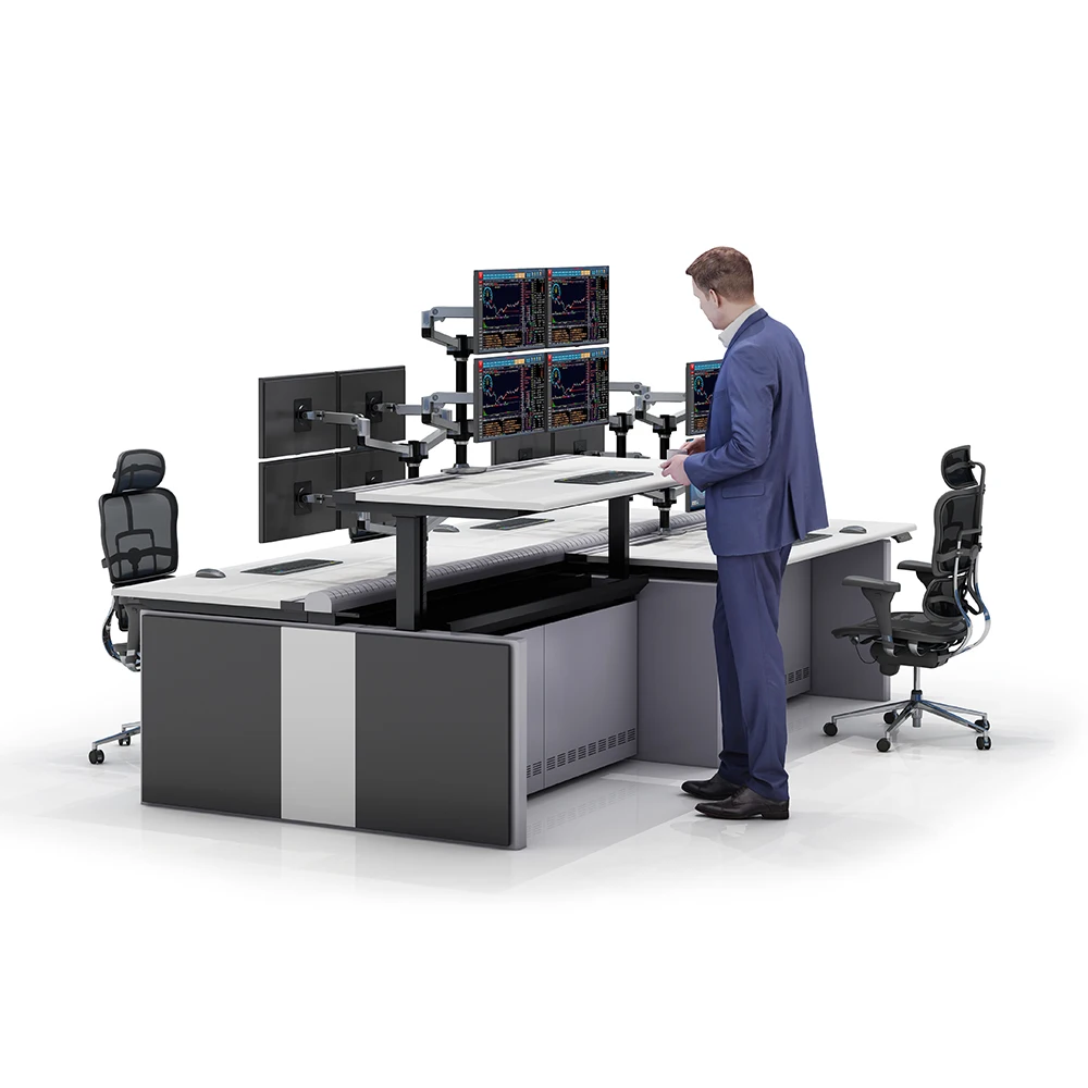 Modern Luxury Design Traffic Airline Control Room Desk Broadcasting ...