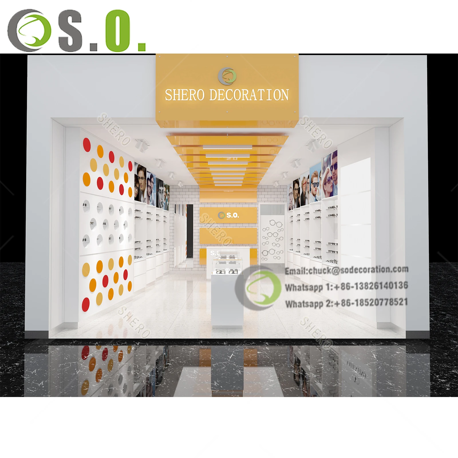 Advanced Pedestrian Street Store Display Stand Sun Eye Shop Shopping ...