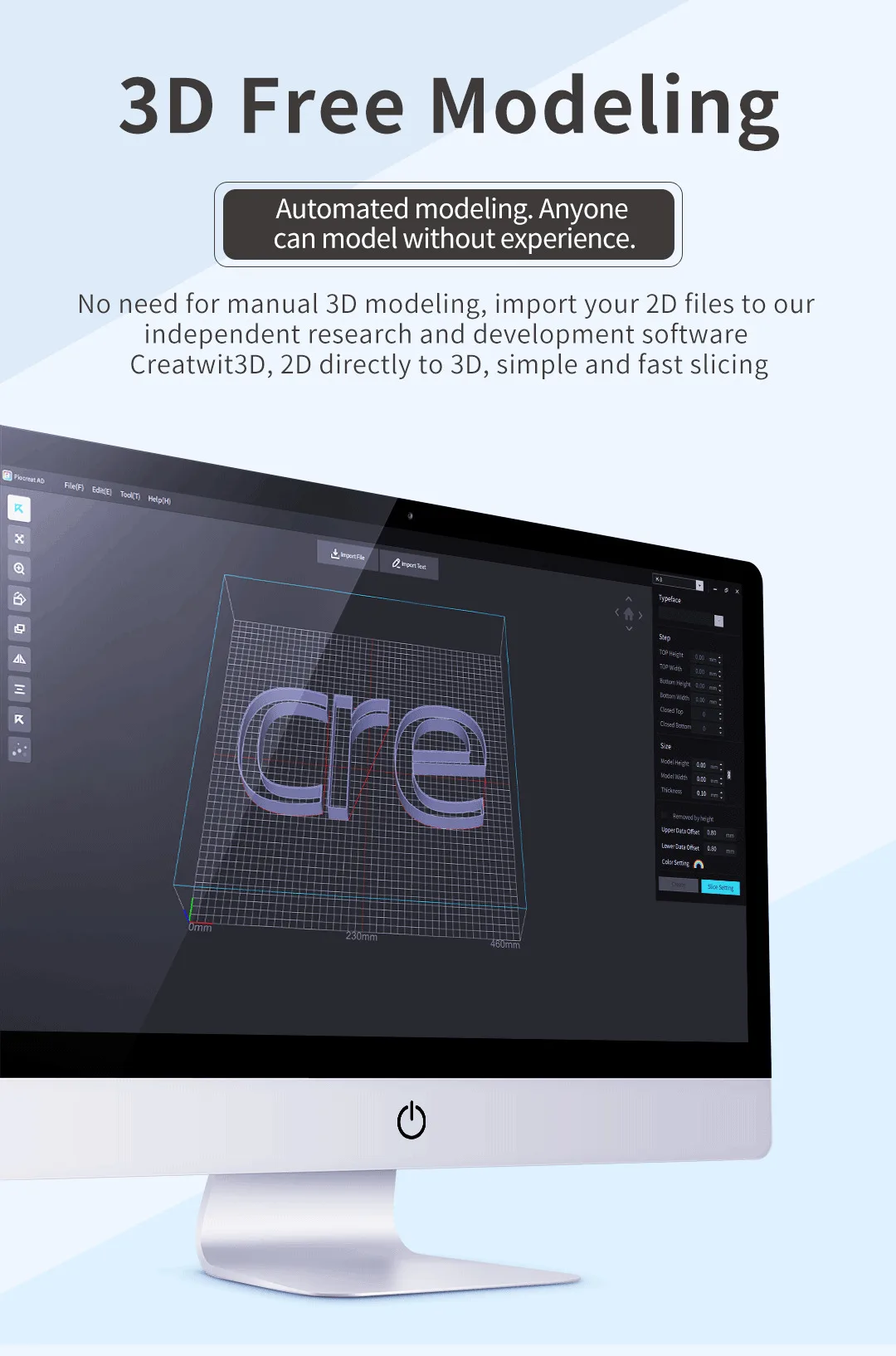 Creatwit K6 3D Letter Printer - Precision & Speed for Signage