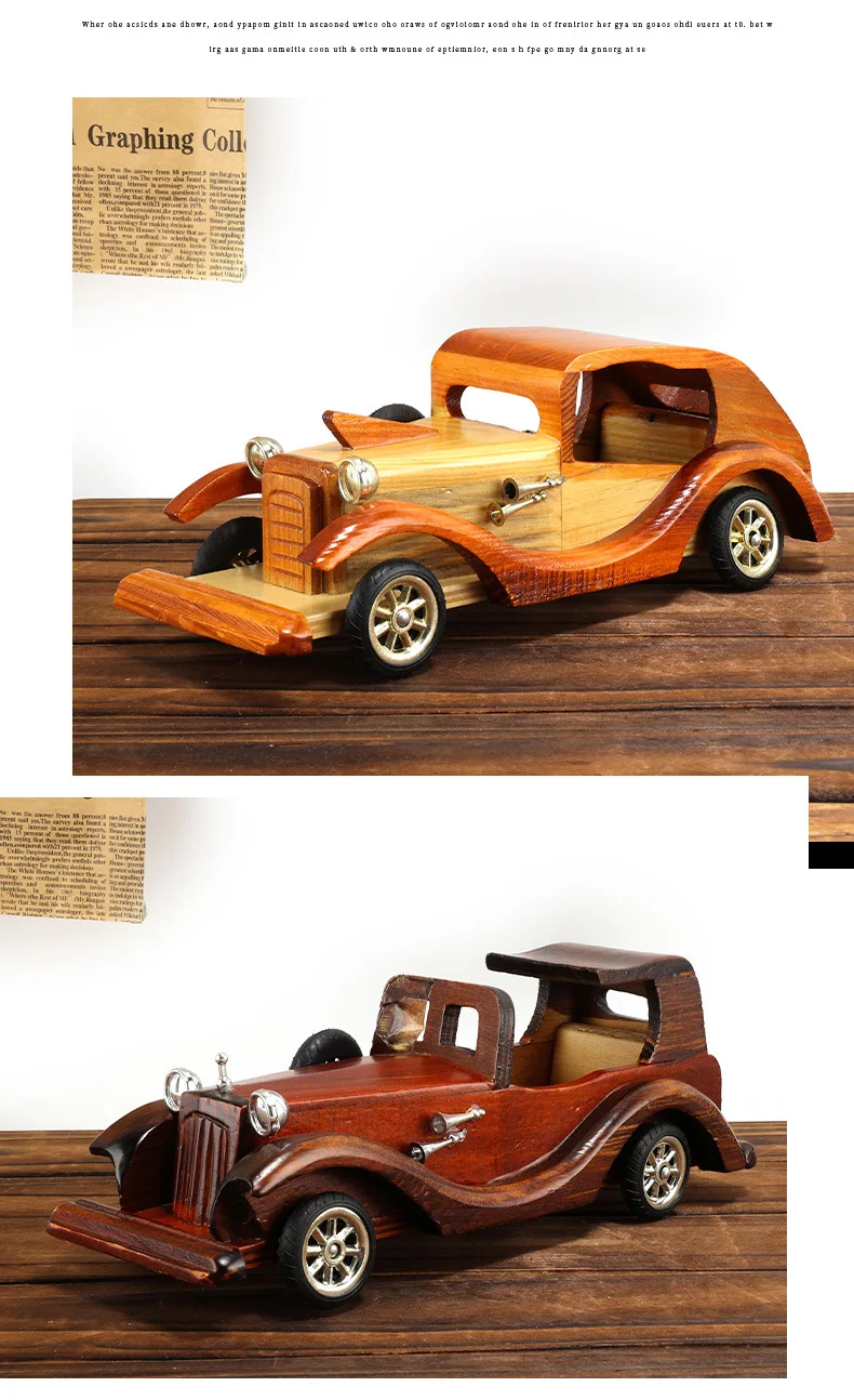 European Style Home Office Window Display Decoration Wood Crafts 12 ...