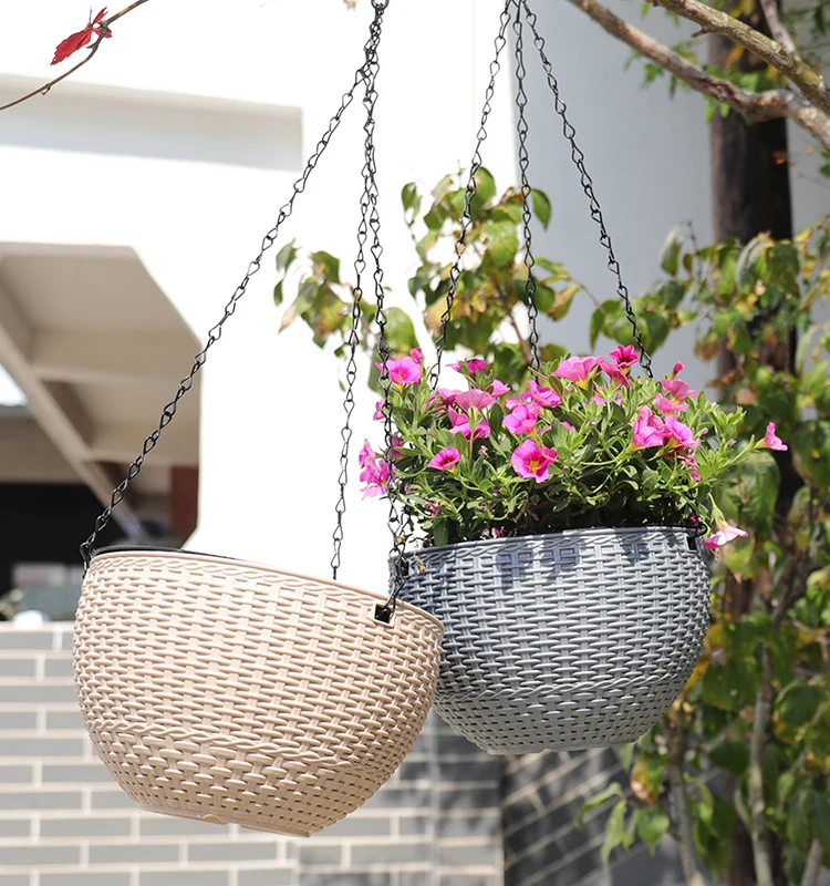 Self- Watering Planter Hanging Pot Extra Large Planter Hanging Flower ...