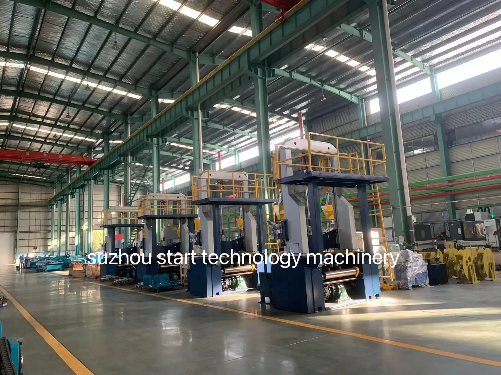 Automatic CNC H Beam Assembly Fabrication Line Welding Straightening ...