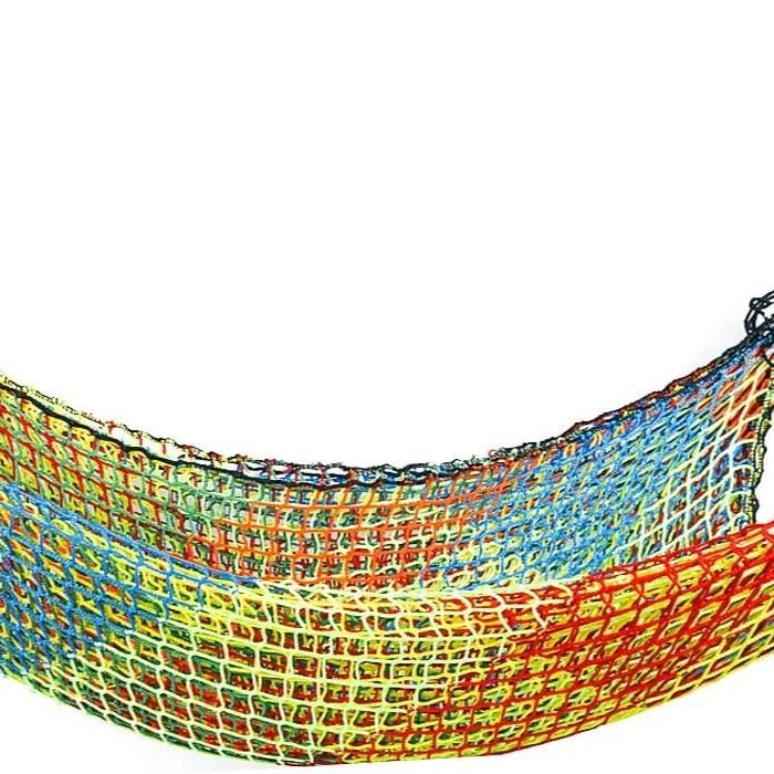 Colorful Knotless Net For Children Playground Safety Net Stair Fall ...