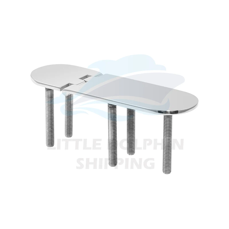 Little Dolphin Aisi 316 Stainless Steel Screw Flush Casting Hinge 4mm ...