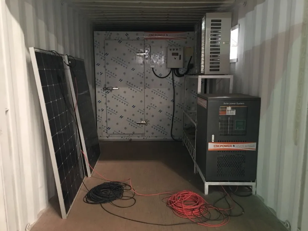 20ft Container Solar Powered Food Cold Storage Rooms Walk In Freezer ...