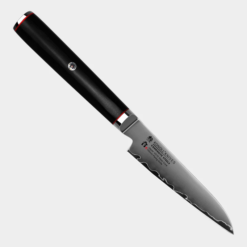 100mm Paring Knife 3 Layers Composite Steel Kitchen Knife Petty Knife ...