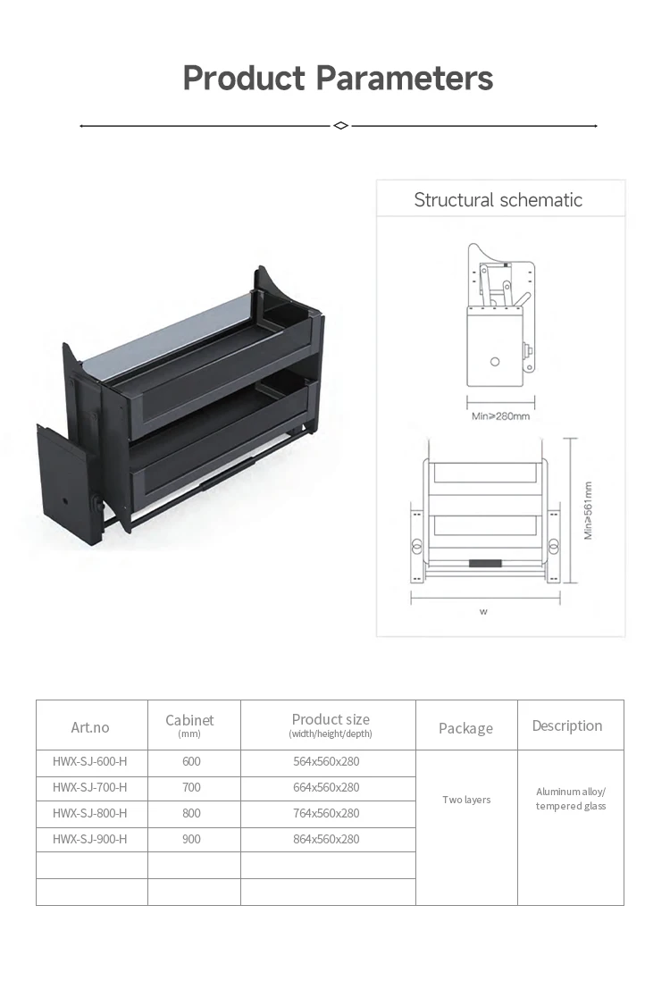 Kitchen Cabinet Elevator - Space-Saving Storage Solution
