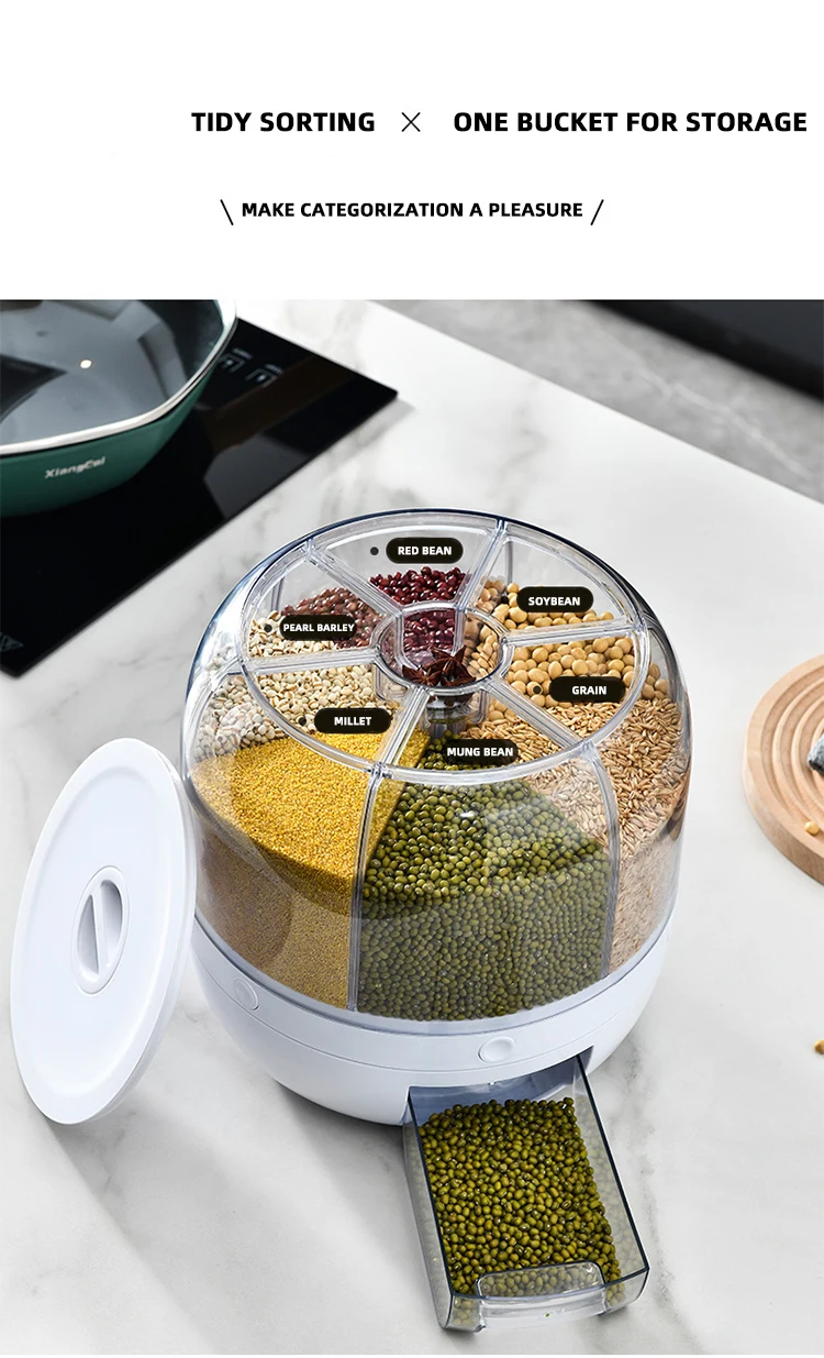Food Grain Storage Container - Large Capacity & Freshness