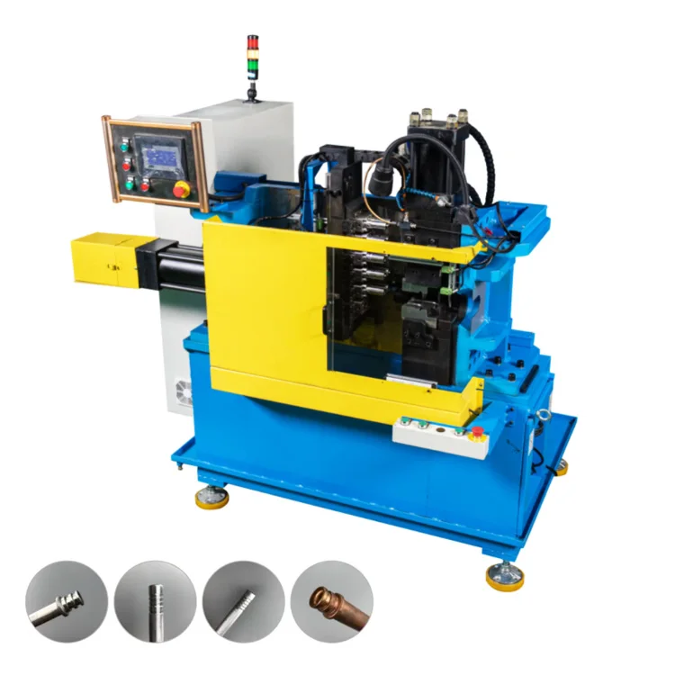 PLC Control Tube Pipe End Forming Bulging Machine for Copper Aluminum ...