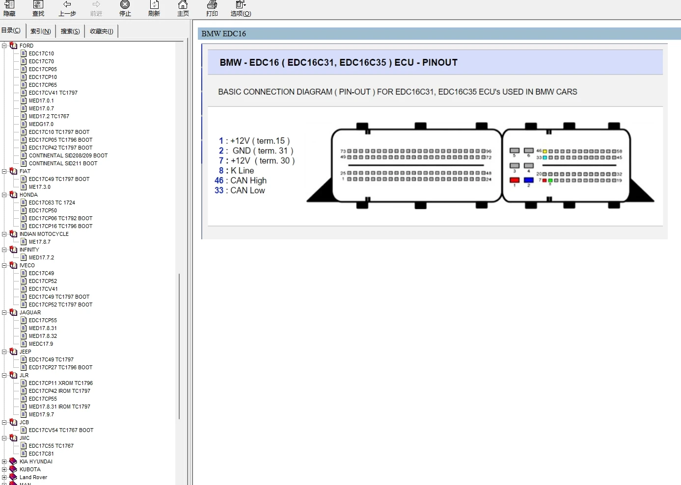 Bench Pinout Ebook Collections Guide for ECU Control Units