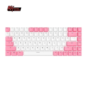 Royal Kludge Rk84 Custom Abs Keycaps Print Pbt Metal Keycaps Set Round ...