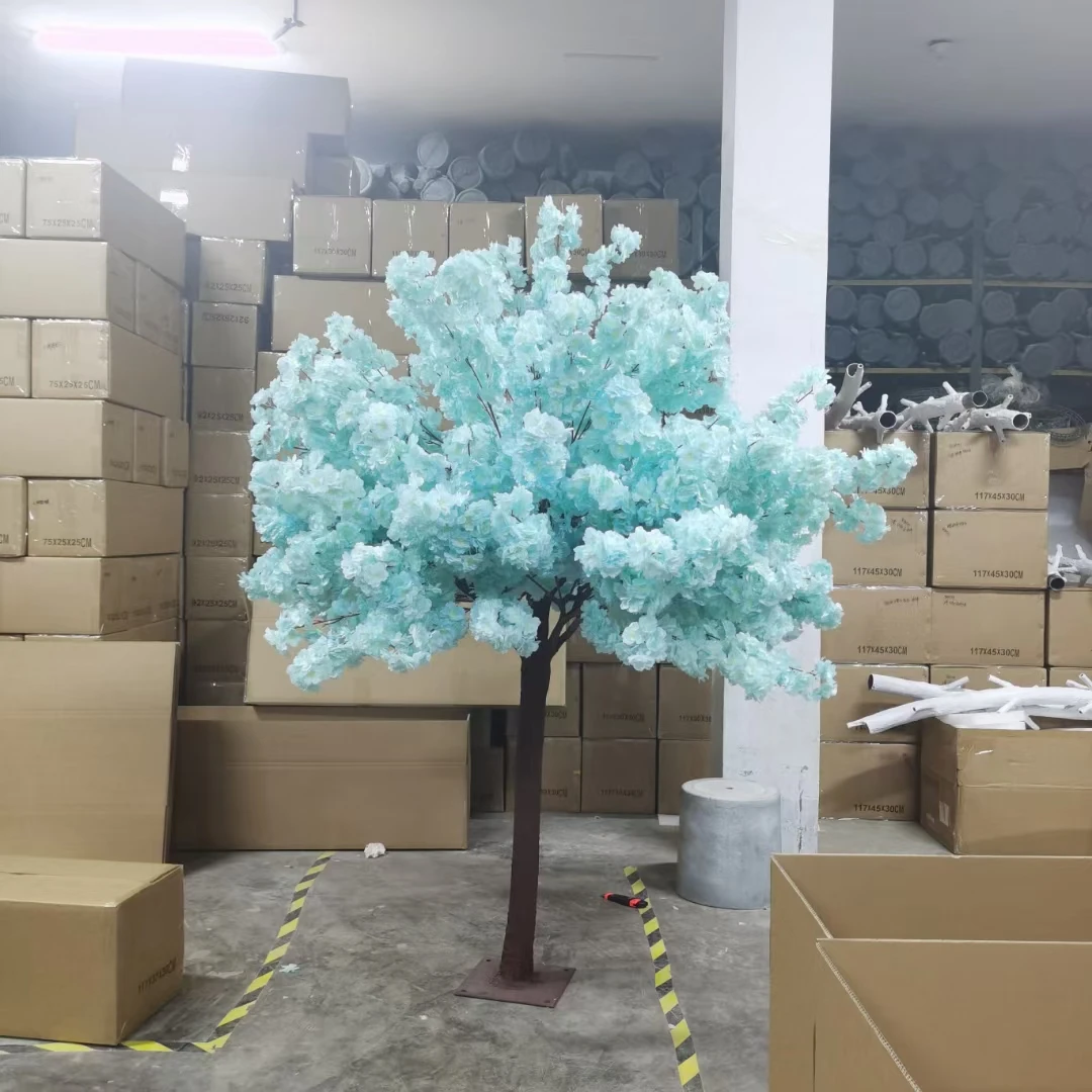 Indoor Table Decor Artificial White Sakura Flower Fake 1.5m 3m Pink ...