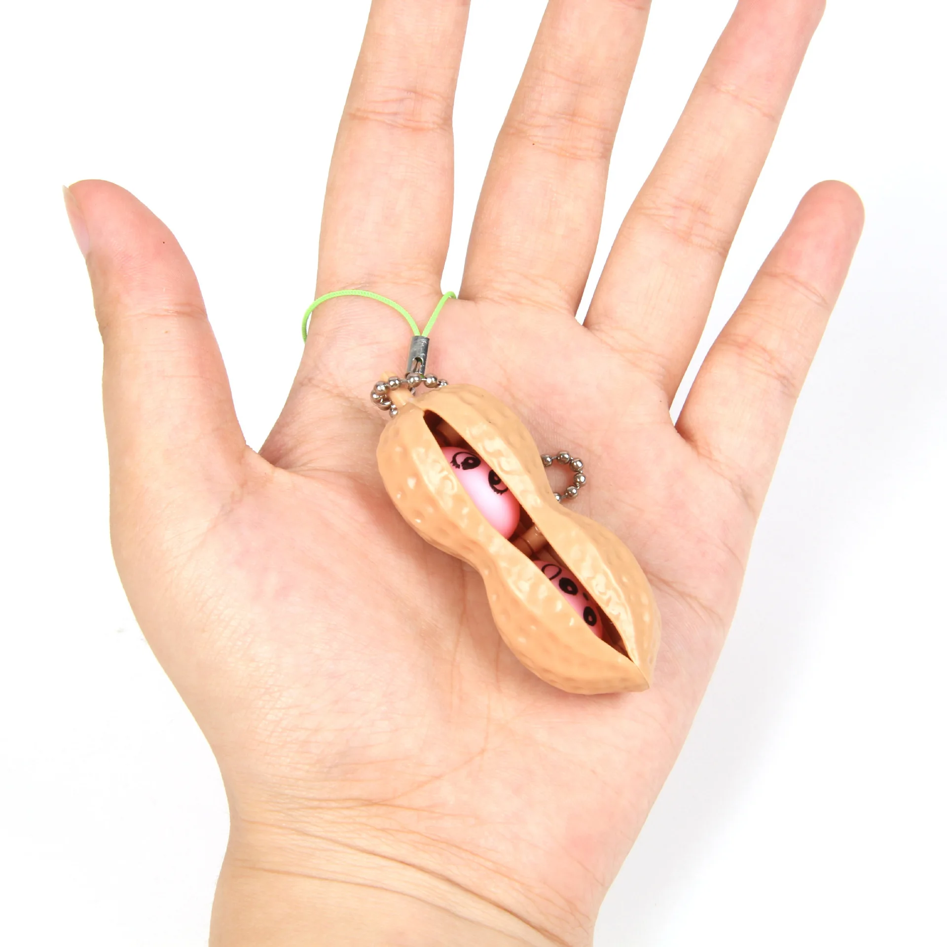 Jtx125 New Cute Mini Peanut Fidget Toys Peanuts Keychain Expressions ...
