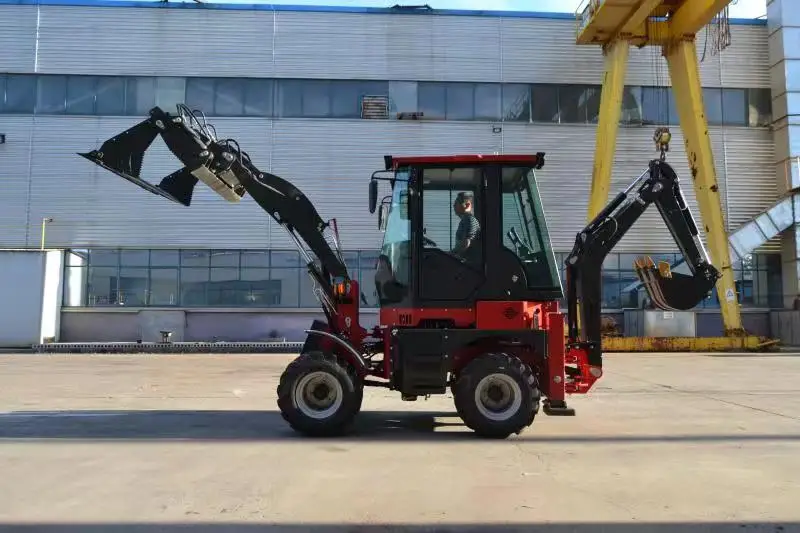 Toho Earth-moving Machinery Mini Tractor Towable Backhoe Loader Wz22-16 ...