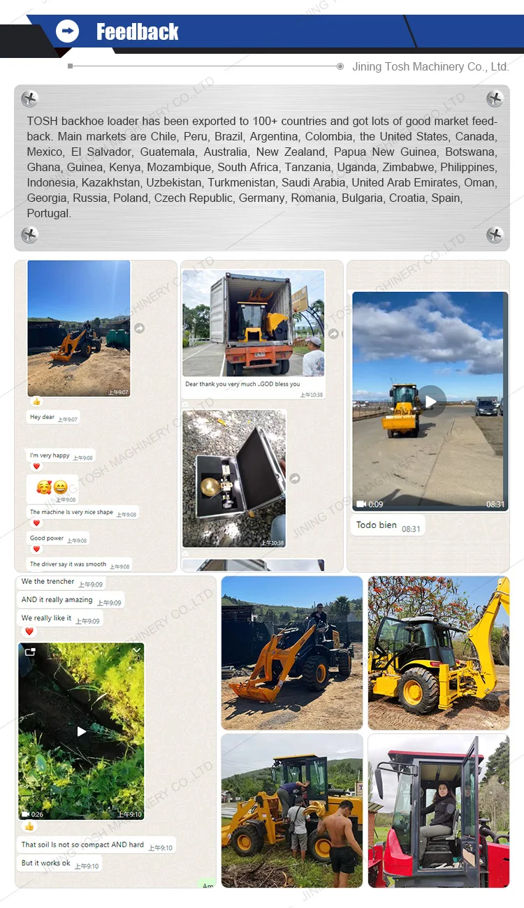 TOSH Backhoe Excavator Loader 4x4 - High Efficiency Machinery
