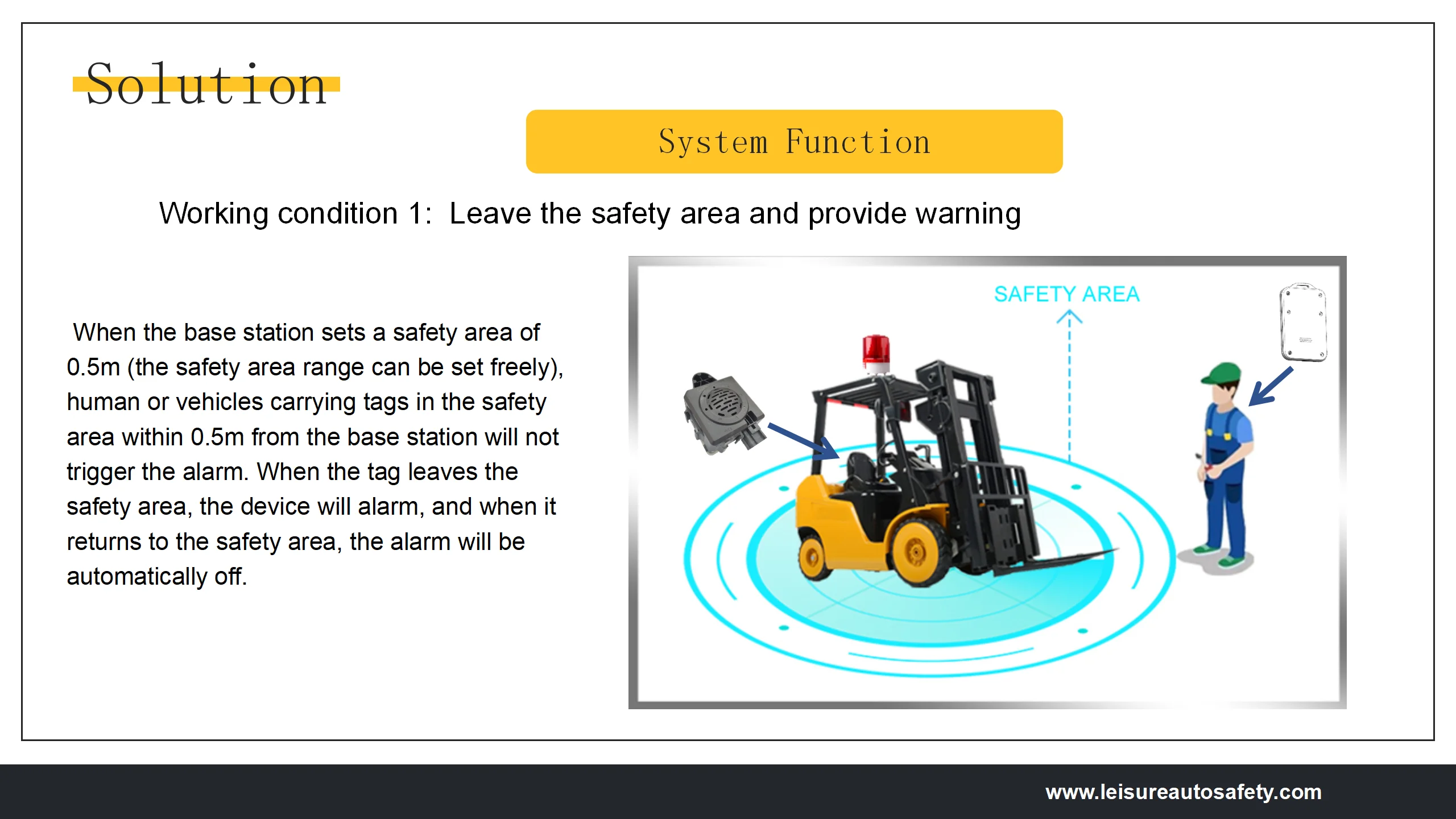 Forklift TAG PWAS Proximity Warning Alert System Mining Area| Alibaba.com