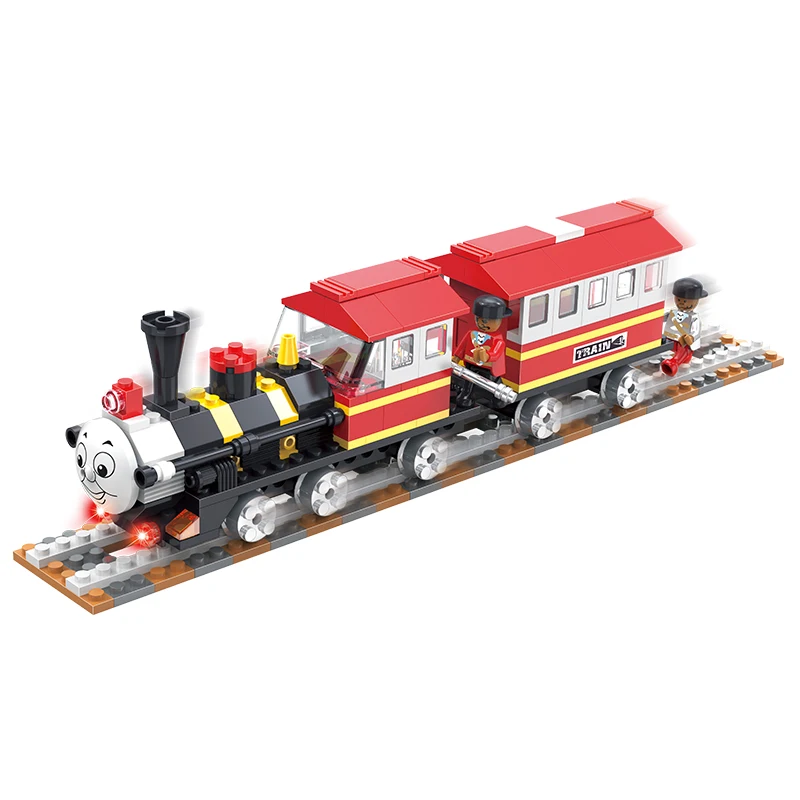 Cogo Train Station City Series 3d Assemble Model Learning City Building ...