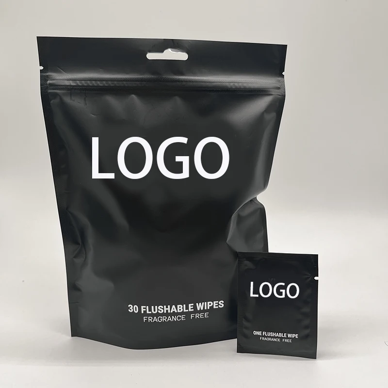 Customized Anti Bacterial Cleaning Feminine Wipe Logo