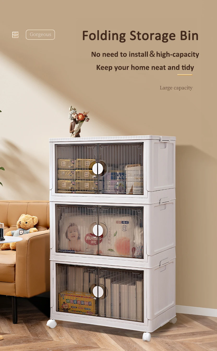 Removable Storage Cabinet Stackable Storage Organizer Stackable ...