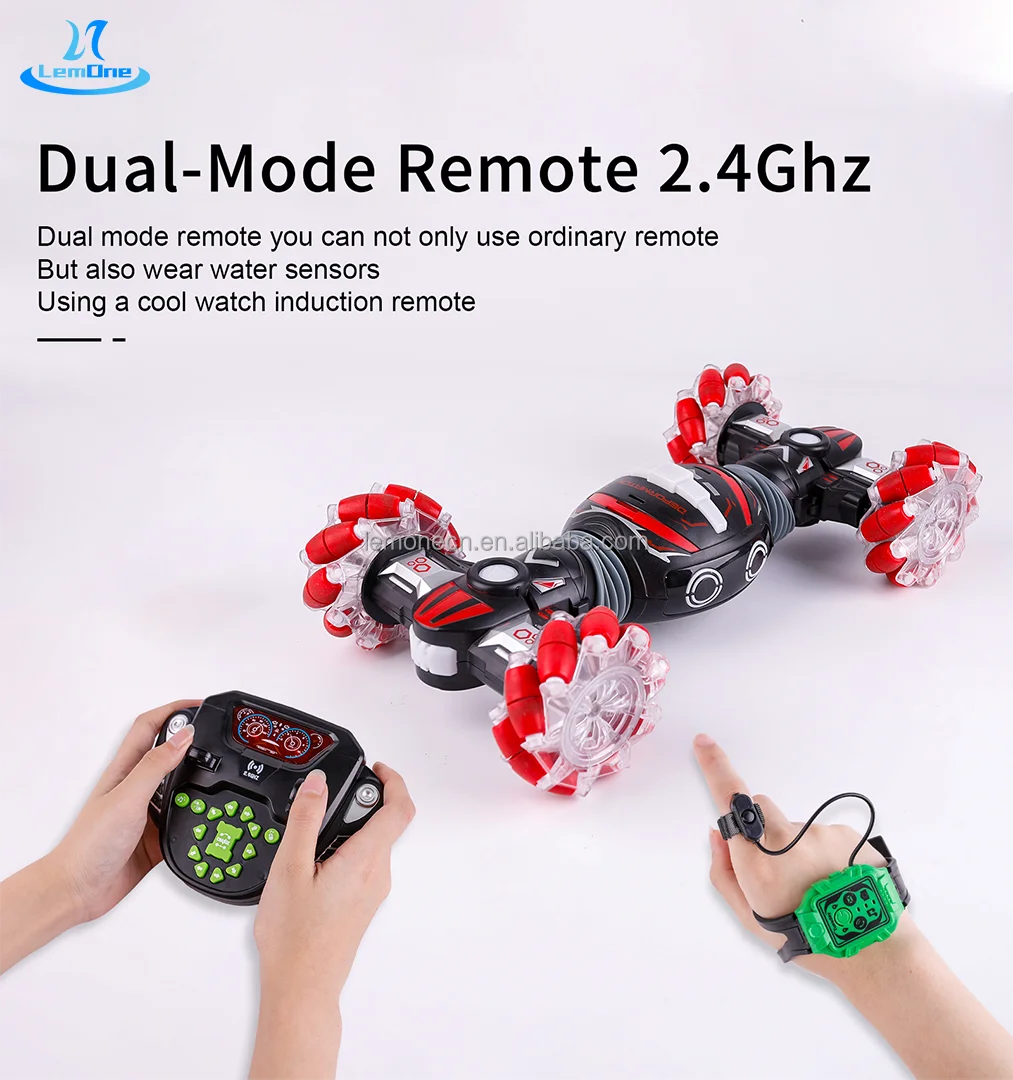 2.4ghz Hand Watch Radio Control Car Remote Off Road Rc Jouet Stunt ...