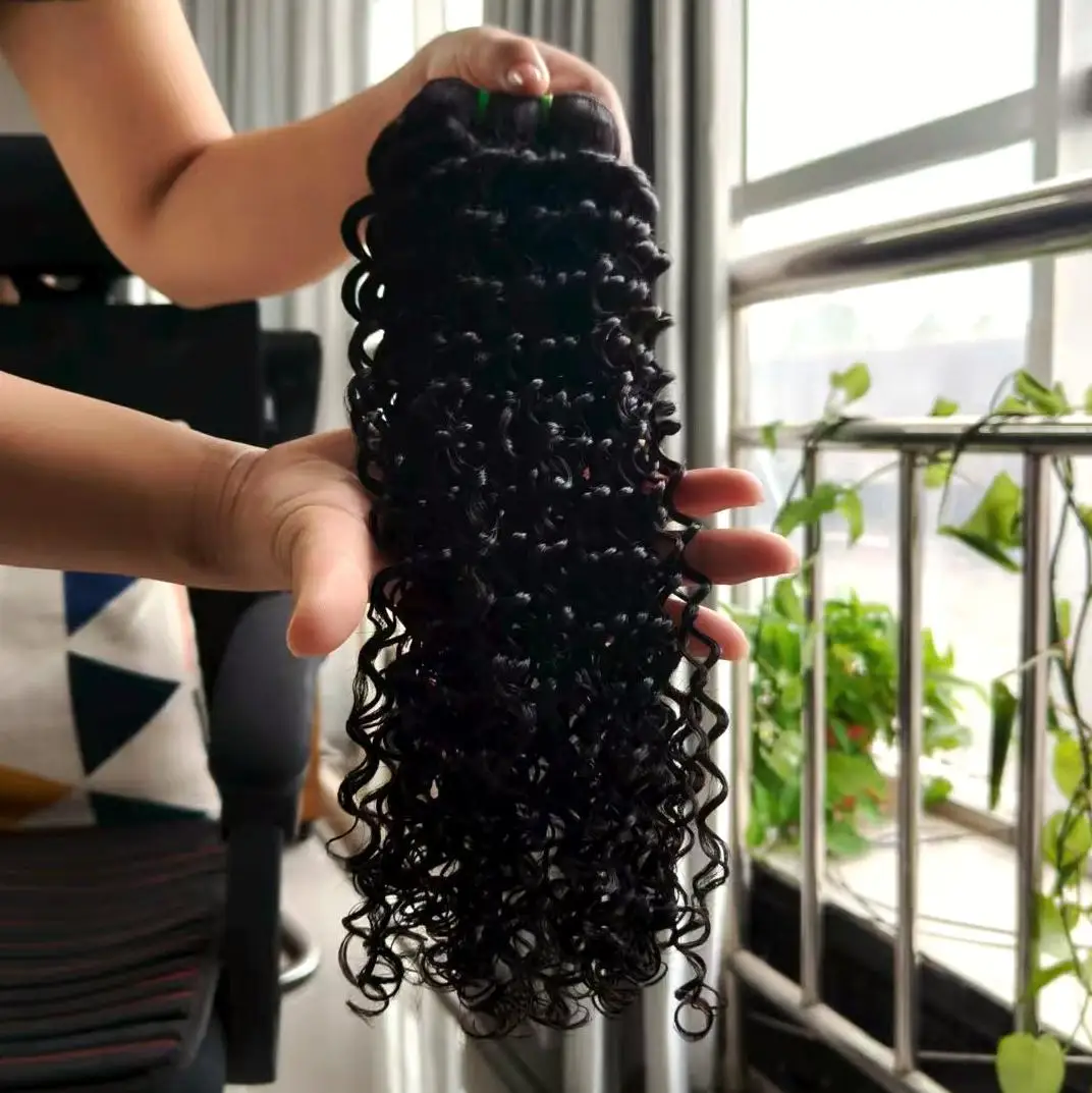 12A Grade Virgin Brazilian Human Hair Extension Machine Double Weft ...