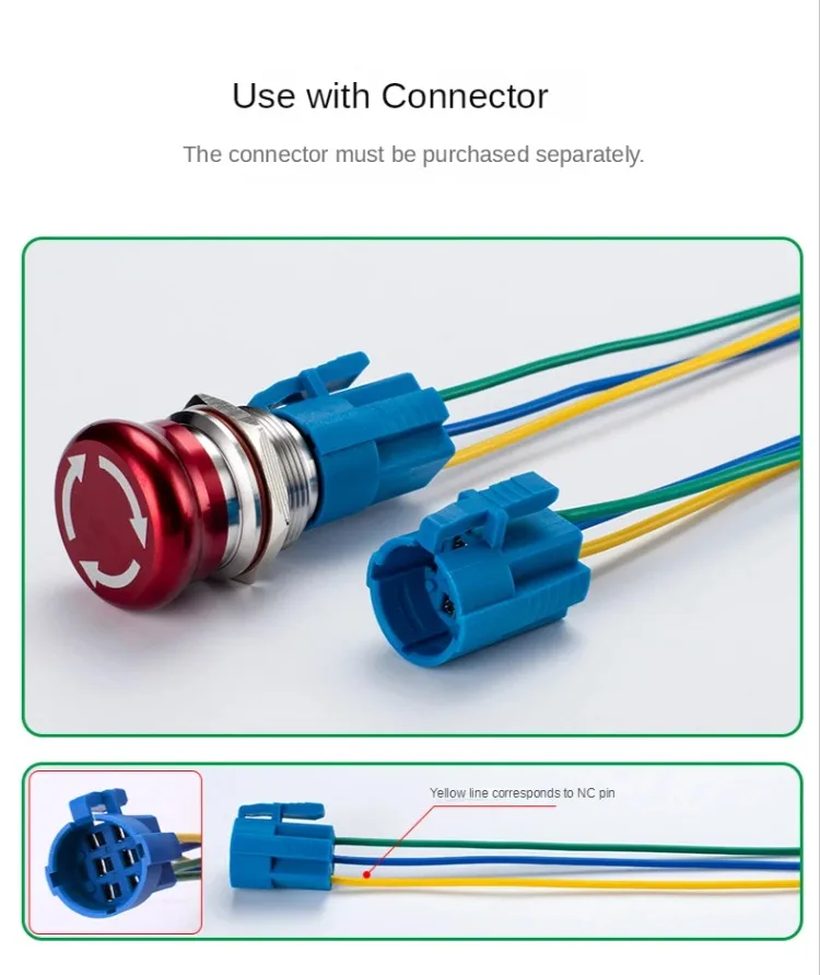 Sweideer Good Quality Rotation-releasing Rotary Metal Emergency Stop ...
