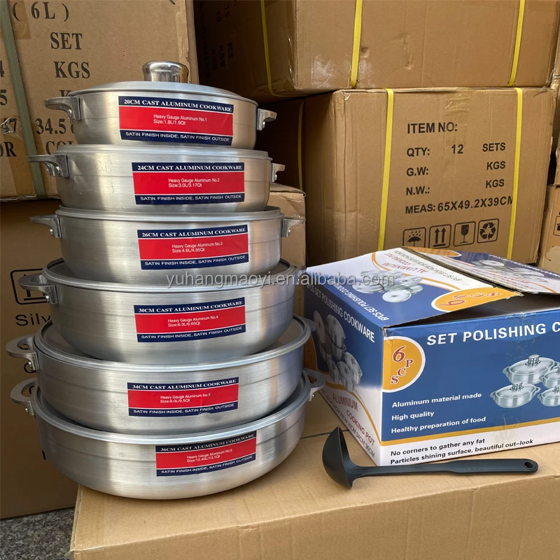 Stock Kitchen Cooking Pot Casserole Food Containers Polishing Die Cast ...