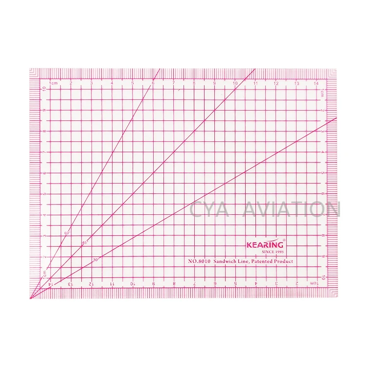 Kearing Flexible Transparent Plastic Pattern Making Ruler 15cm*11cm ...