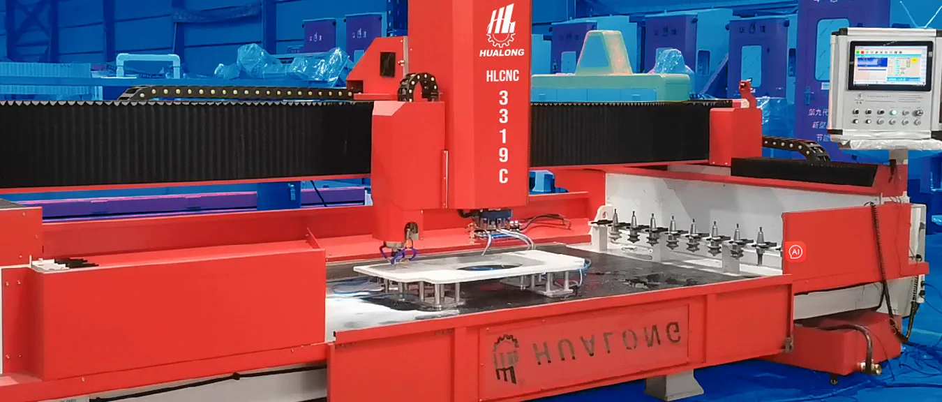 Hualong CNC Stone Countertop Processing Machinery for Granite
